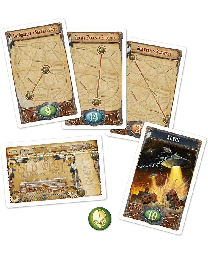 Flat River Group Ticket To Ride - France or Old West Map 6 Board Games ...