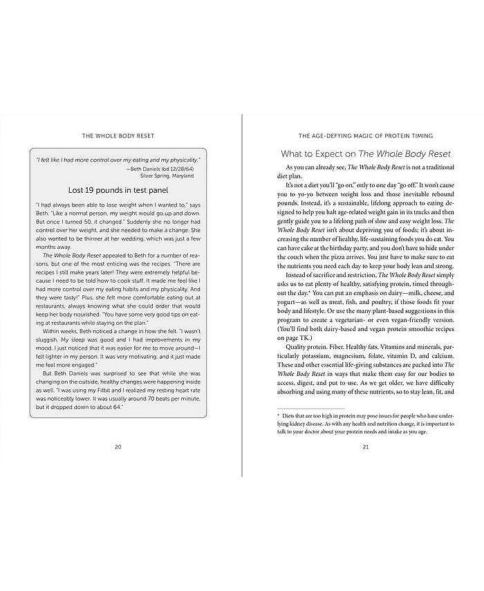 Barnes & Noble The Whole Body Reset: Your Weight-Loss Plan for a Flat ...