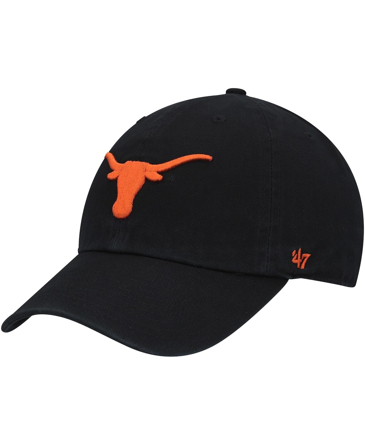Click here for Mens 47 Black Texas Longhorns Clean Up Logo Adjust... prices