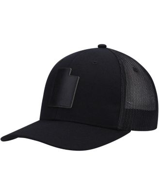 Men's Local Crowns Utah Blackout State Patch Trucker Snapback Hat - Macy's