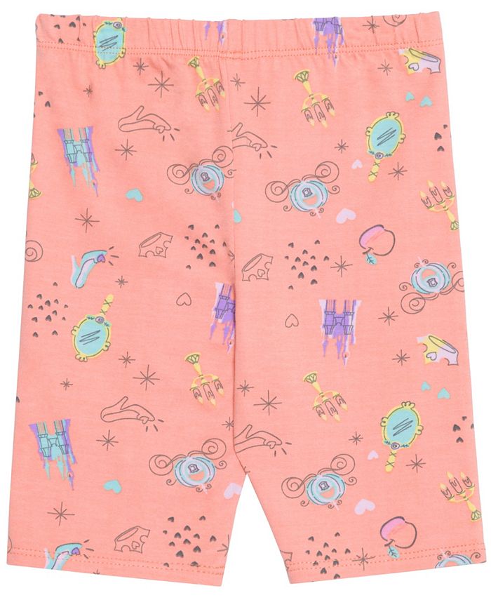 Disney Little Girls Princesses Biker Shorts, Pack of 2 - Macy's