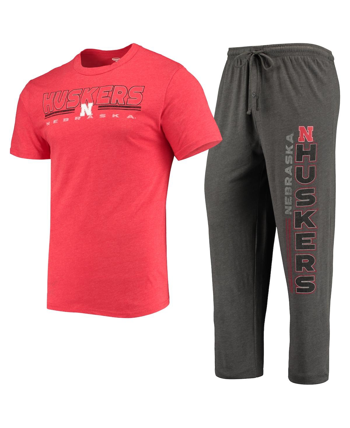 Click here for Mens Concepts Sport Heathered Charcoal  Scarlet Ne... prices