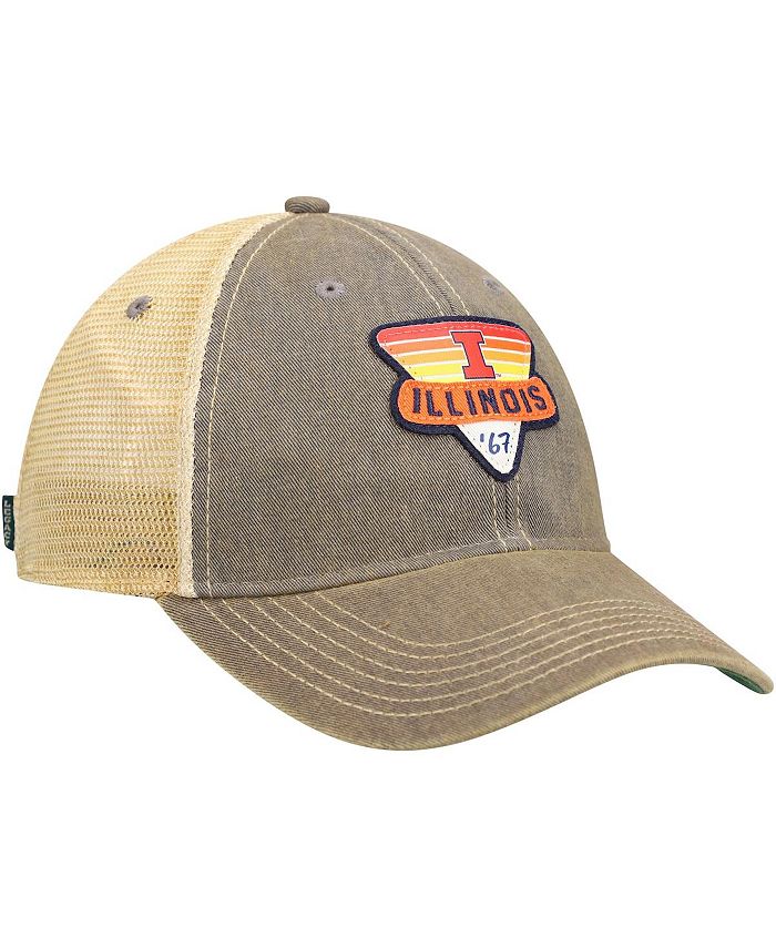 Legacy Athletic Men's Gray Illinois Fighting Illini Legacy Point Old ...