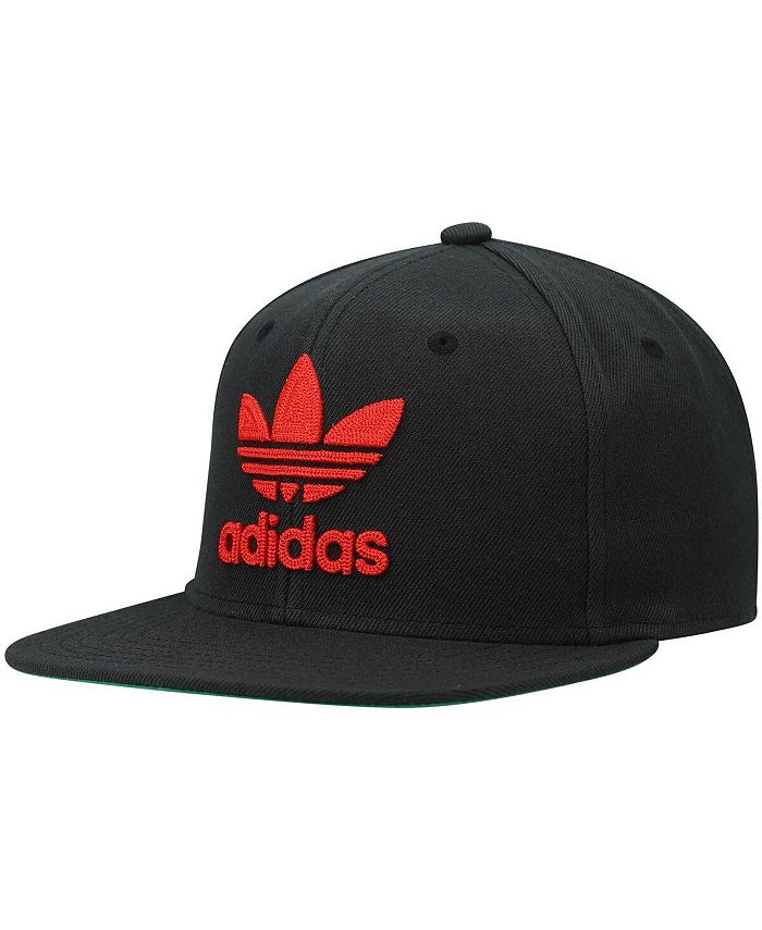 adidas Men's Black Trefoil Chain Snapback Hat - Macy's