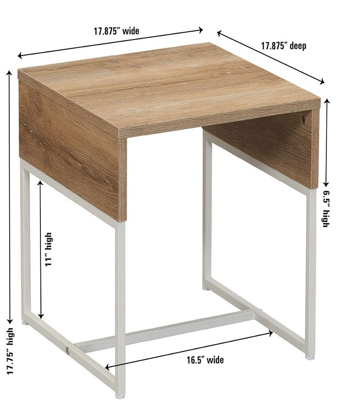 Household Essentials Wrap Modern End Table - Macy's