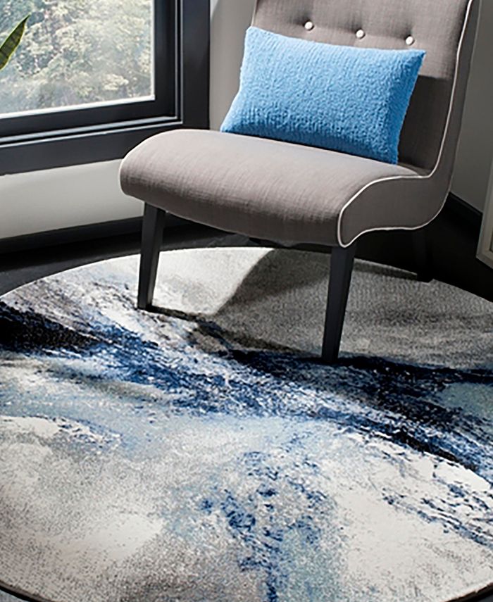 Safavieh Galaxy GAL-117 8' x 8' Round Area Rug - Macy's