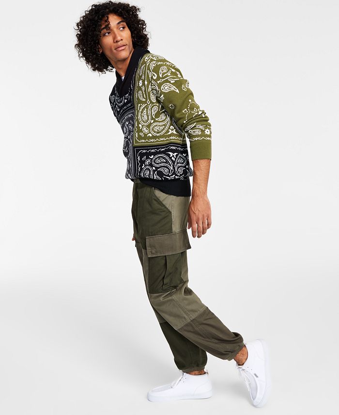 Sun + Stone Men's Colorblocked Jones Jogger Pants, Created for Macy's ...