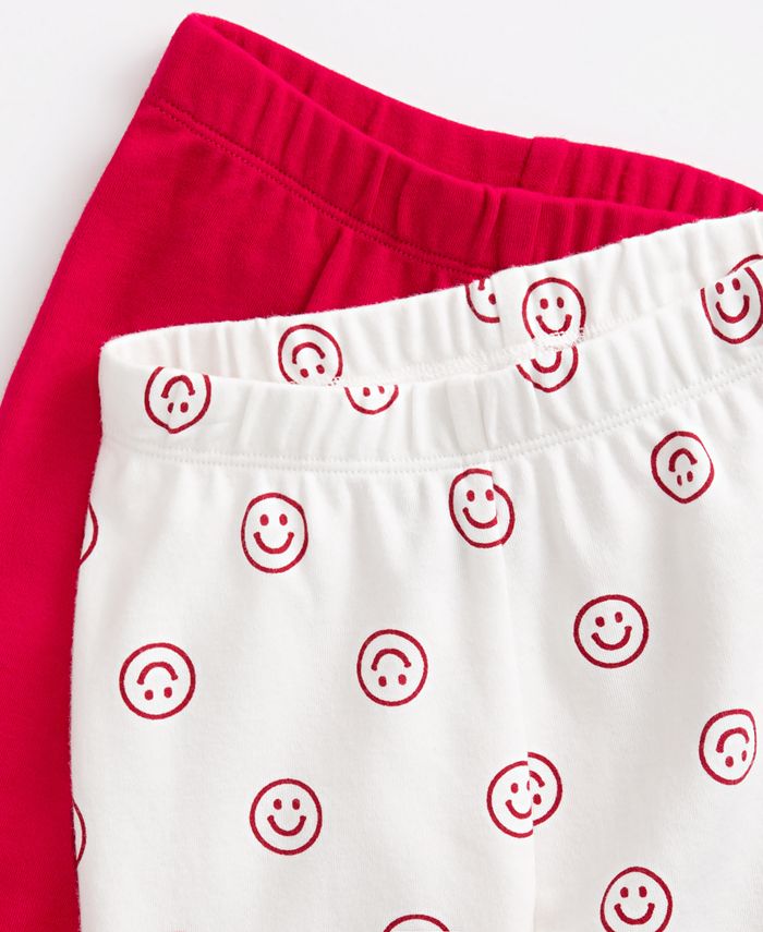 First Impressions Baby Boys & Girls Smiley Splash Jogger Pants, Pack of ...