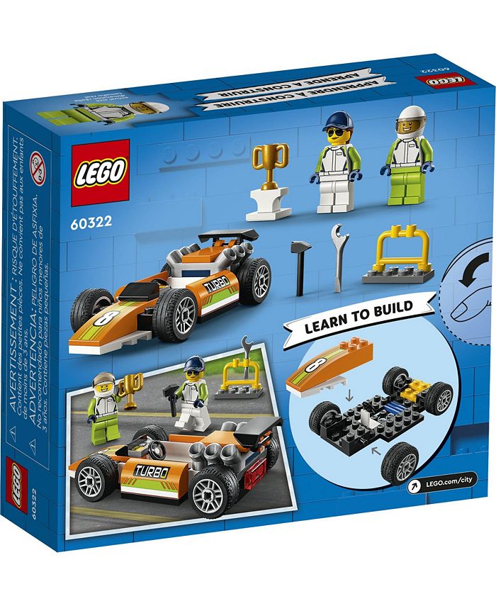 LEGO® City Great Vehicles Race Car 60322 Building Set, 46 Pieces - Macy's