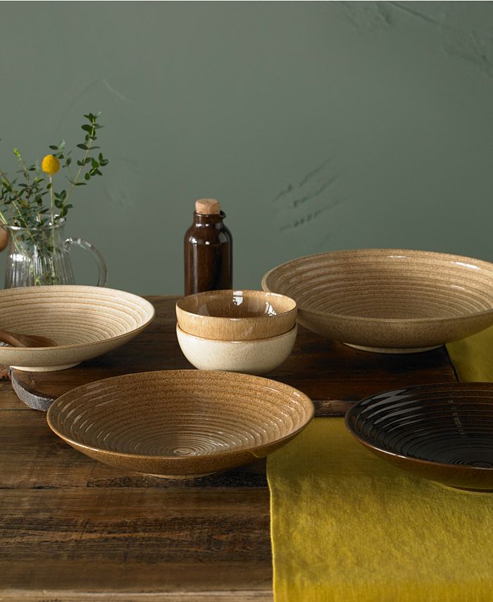 Denby Studio Craft Walnut Medium Ridged Bowl - Macy's