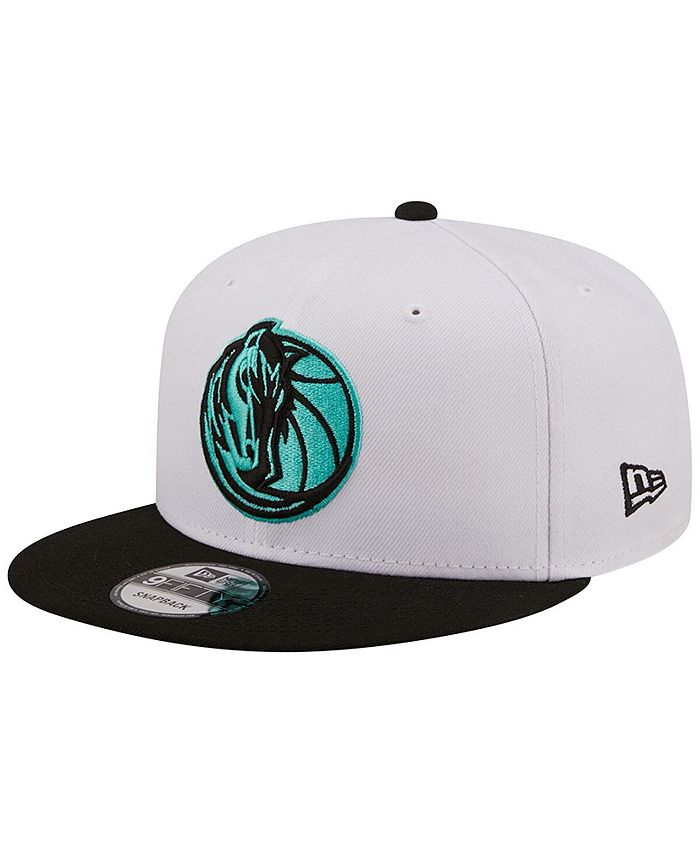 New Era Men's White, Black Dallas Mavericks Color Pack 9Fifty Snapback ...
