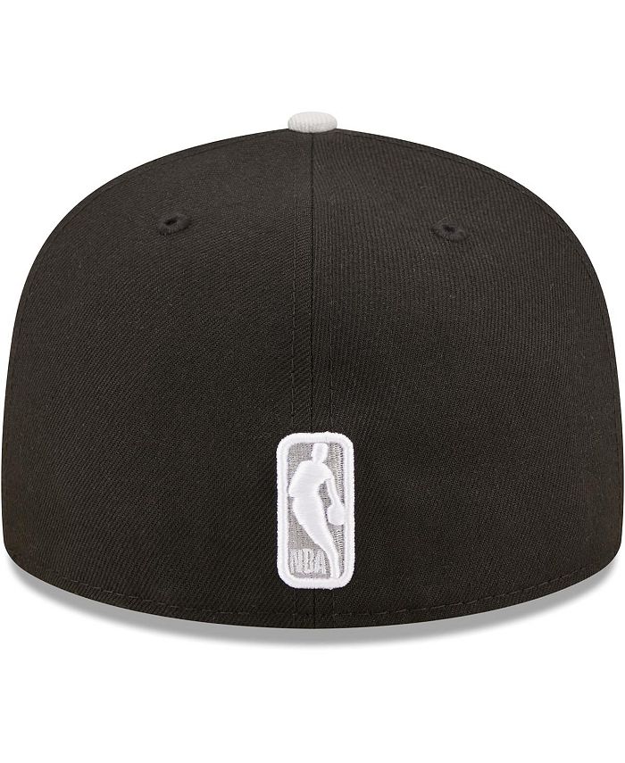 New Era Men's Black and Gray LA Clippers Two-Tone Color Pack 59FIFTY ...