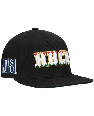 Men's Mitchell & Ness Black Jackson State Tigers Pattern Snapback Hat ...