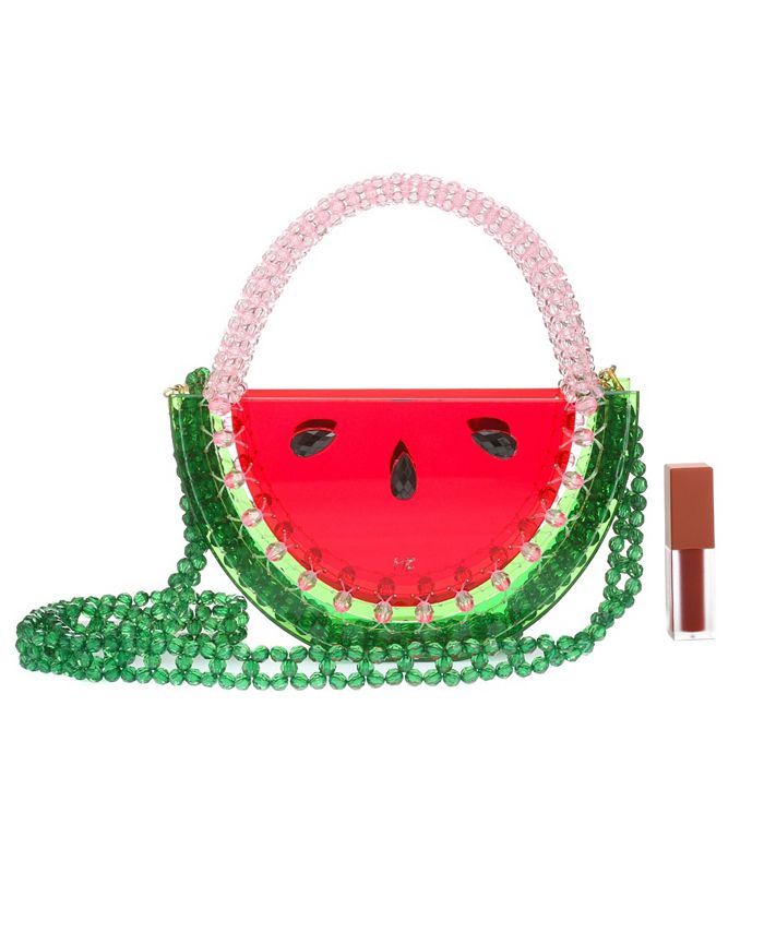 Milanblocks Women's Watermelon Beaded Clutch - Macy's