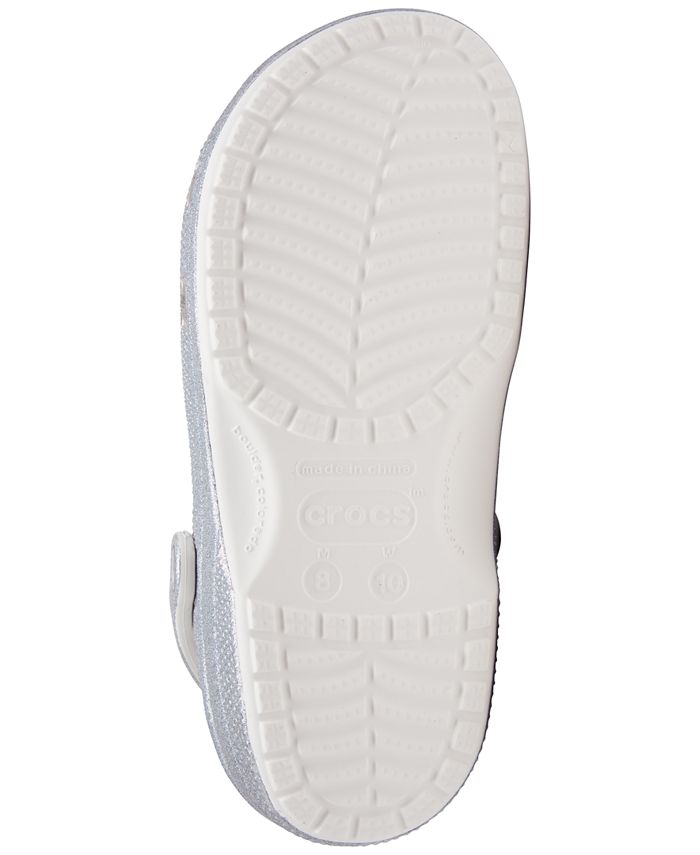 Crocs Women's Classic Glitter Clogs from Finish Line - Macy's