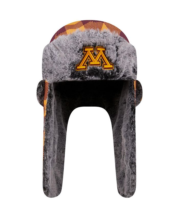New Era Men's Maroon Minnesota Golden Gophers Plaid Trapper Hat - Macy's