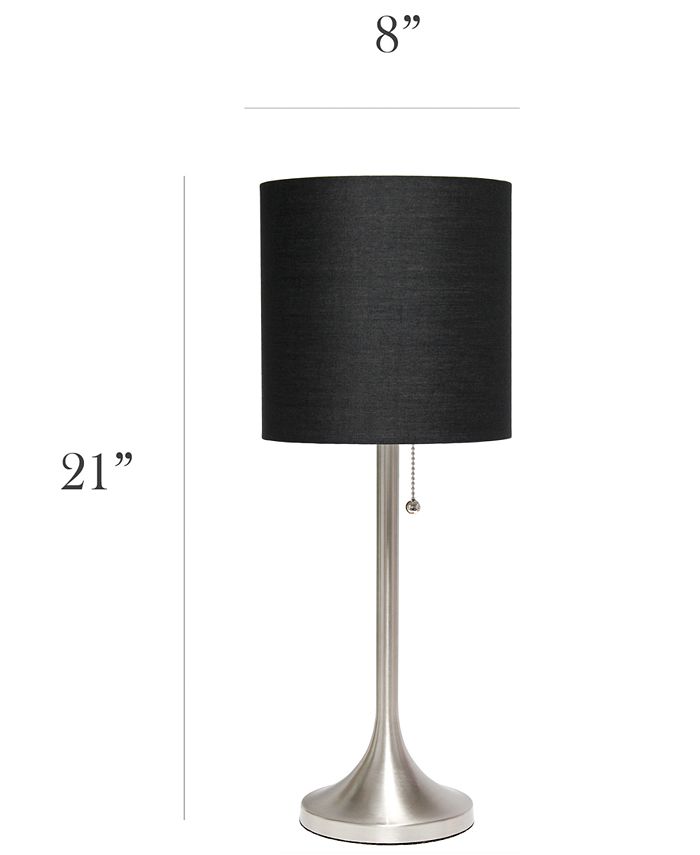 Simple Designs Tapered Table Lamp - Macy's