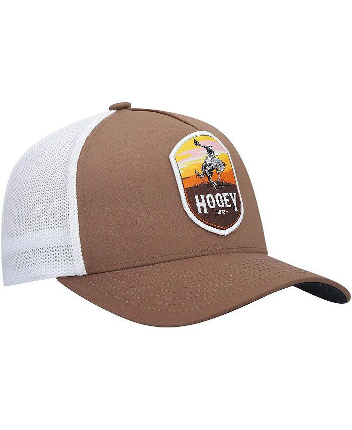 Hooey Men's Brown and White Cheyenne Flex Hat - Macy's