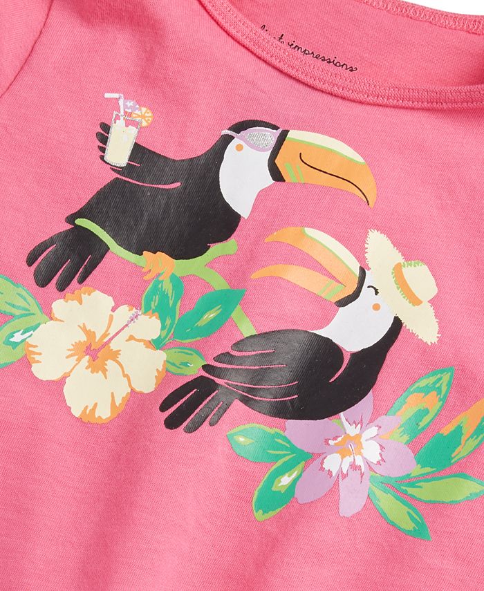 First Impressions Baby Girls Toucan Friends T-Shirt, Create for Macy's ...