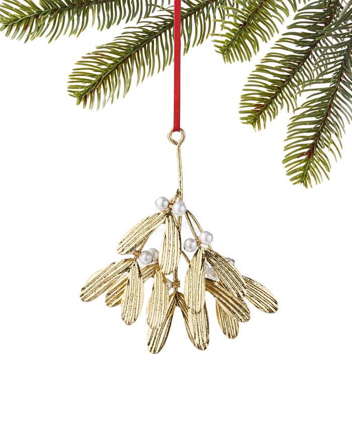 Holiday Lane Jewel Tones Mistletoe Ornament, Created for Macy's - Macy's