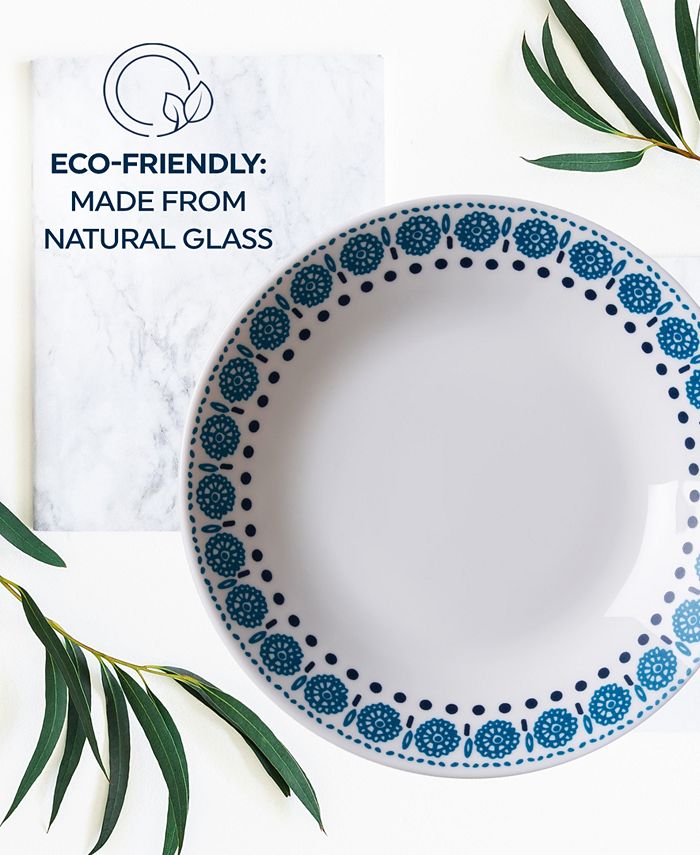 Corelle Everyday Expressions Azure Medallion Meal Bowls, Set of 4 - Macy's