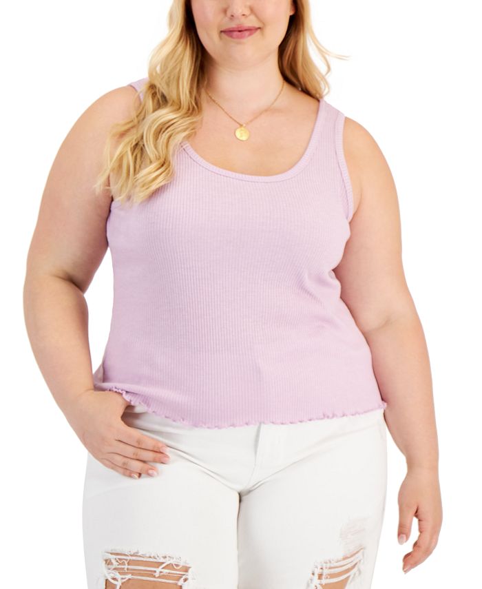 EMINENT Trendy Plus Size Cropped Tank Top - Macy's