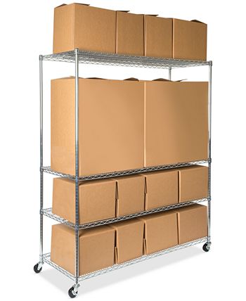 Seville Classics MEGA RACK 4-Tier NSF Steel Wire Shelving - Macy's