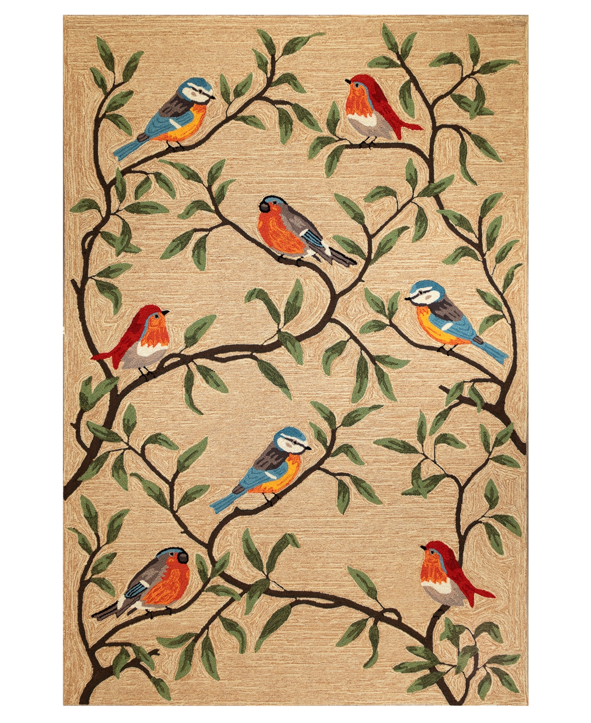 Click here for Liora Manne Ravella Birds On Branches 83 x 116 Out... prices