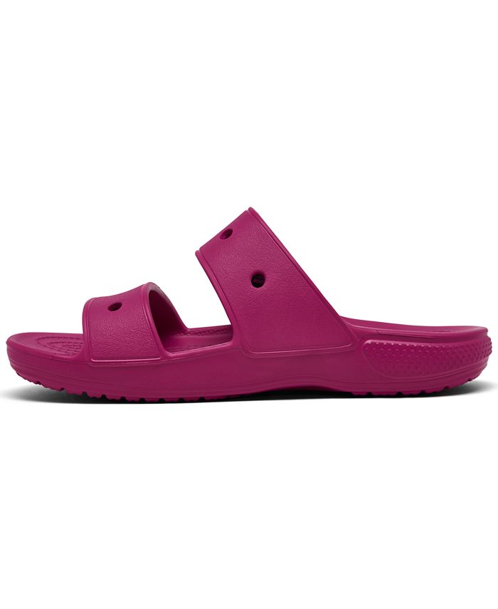 Crocs Women's Classic 2-Strap Slide Sandals from Finish Line & Reviews ...
