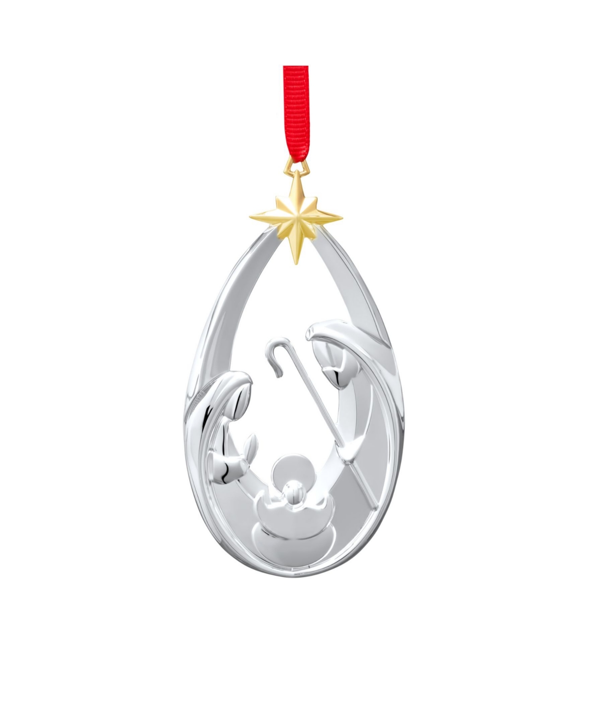 Click here for The Holy Family Ornament - Silver-Tone prices
