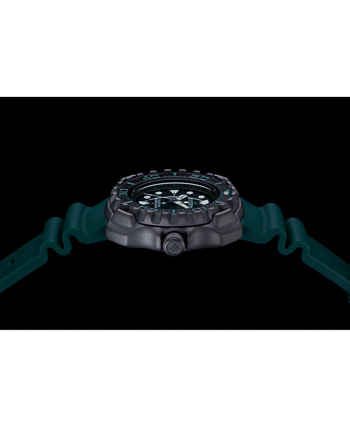 Citizen Eco-Drive Men's Promaster Dive Green Strap Watch, 47mm - Macy's