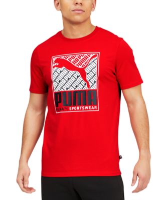 Puma Men's Crosswise Box Logo T-Shirt - Macy's