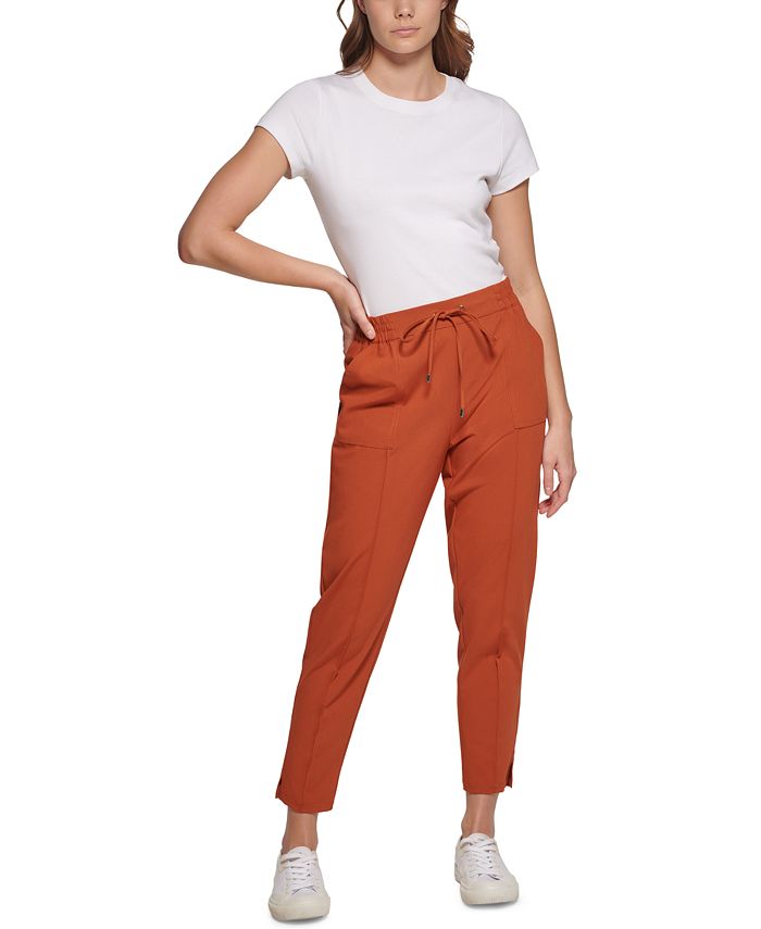 Calvin Klein Women's Drawstring Ankle Pants - Macy's