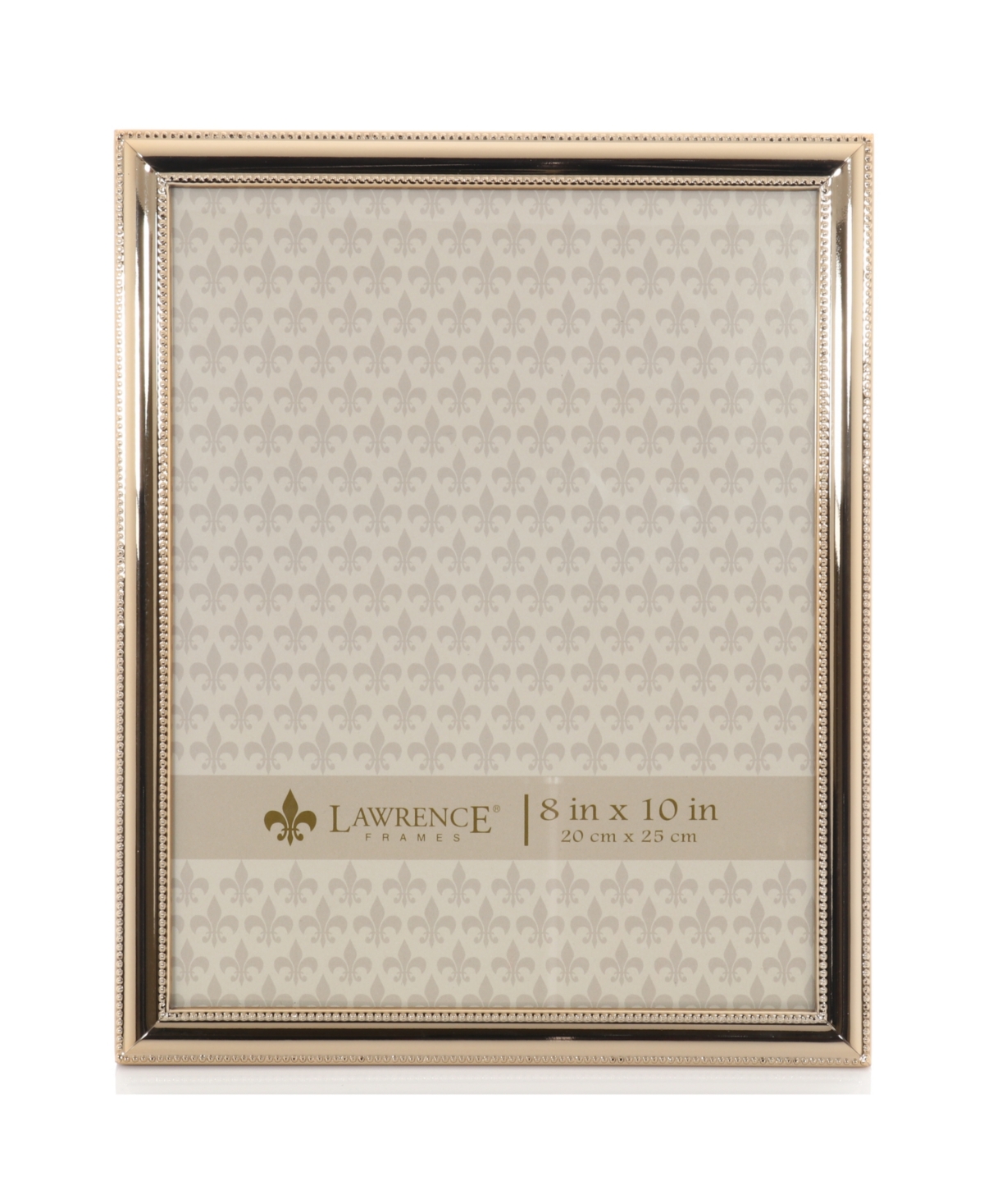 Click here for Classic Double Beaded Picture Frame 8 x 10 - Gold-... prices