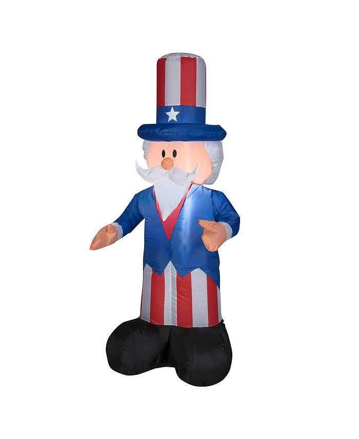 National Tree Company Inflatable Uncle Sam - Macy's