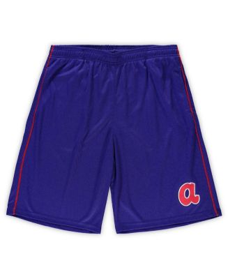 Men's Royal Atlanta Braves Big and Tall Mesh Shorts - Macy's