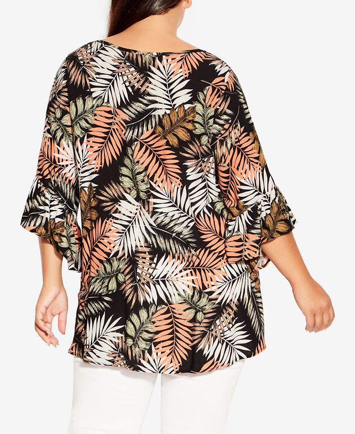 AVENUE Plus Size Abby Pintuck Top - Macy's