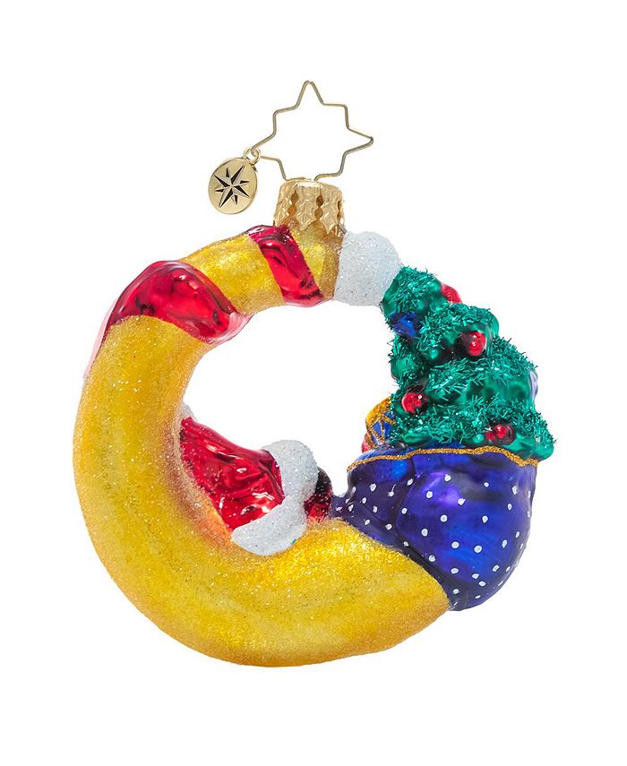 Christopher Radko Over the Moon for Christmas Gem Glass Ornaments - Macy's