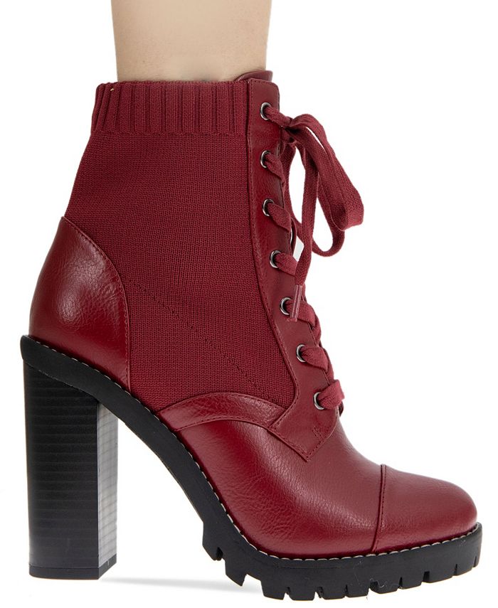 BCBGeneration Women's Pilas Lug Sole Bootie - Macy's