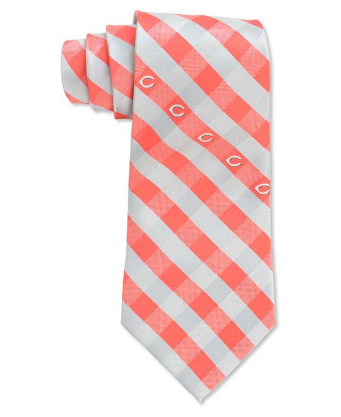 Eagles Wings Cincinnati Reds Checked Tie - Macy's