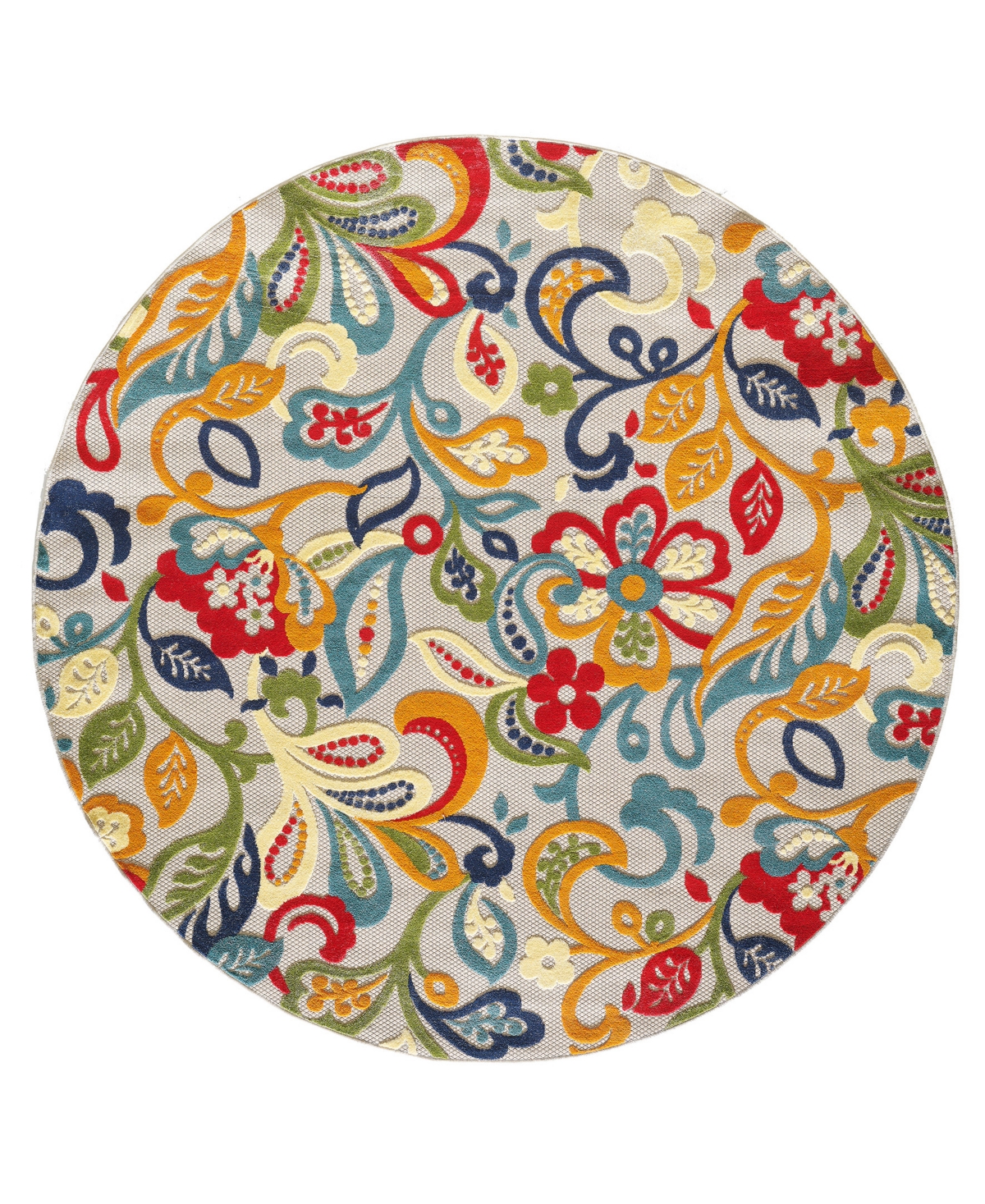 Click here for Kas Calla 6929 710 x 710 Round Outdoor Area Rug -... prices