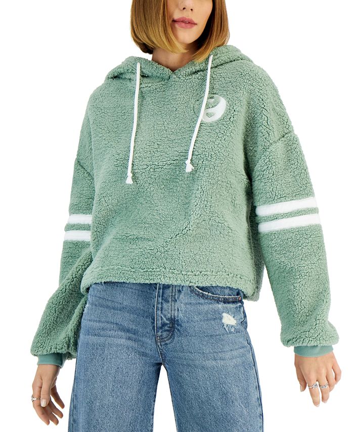 Grayson Threads Black Juniors' Cozy Yin Yang Hoodie - Macy's