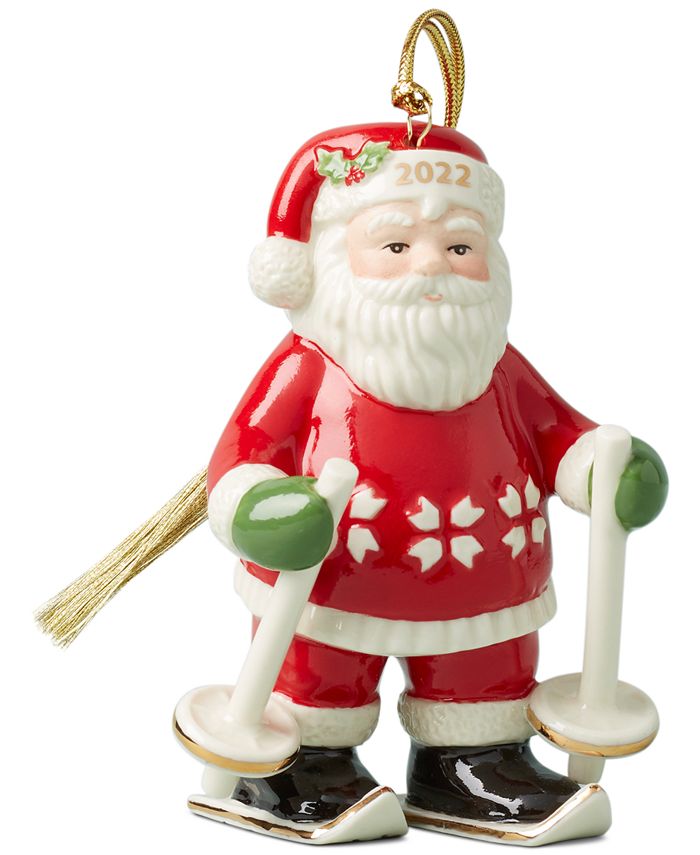 Lenox 2022 Annual Santa Ornament - Macy's