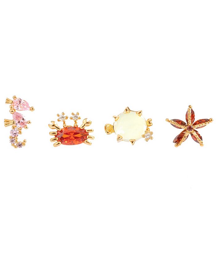 Girls Crew Under The Sea Stud Earring Set - Macy's