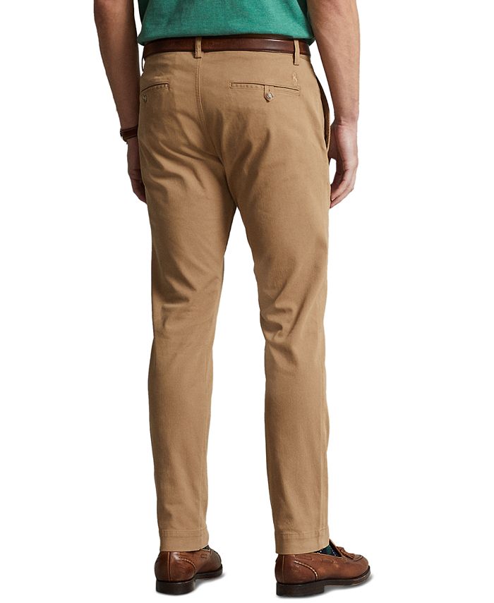 Polo Ralph Lauren Men's Stretch Straight Fit Chino Pants - Macy's