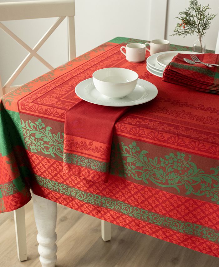 Benson Mills Majestic Jacquard Tablecloth, 60" x 102" - Macy's