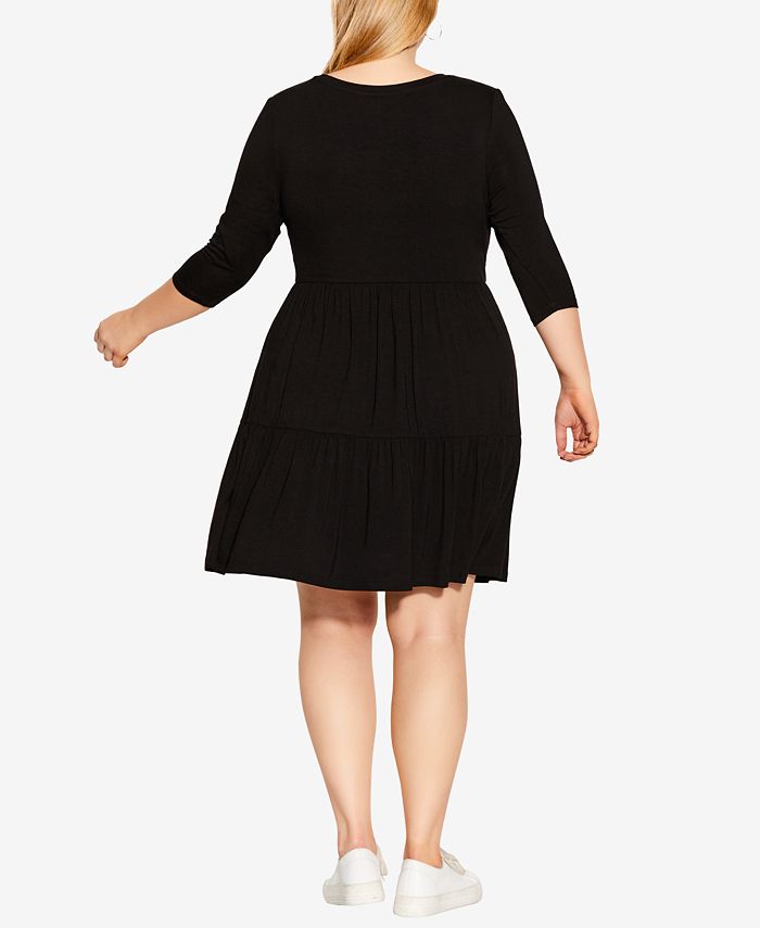 Avenue Plus Size Anya Dress & Reviews - Dresses - Plus Sizes - Macy's