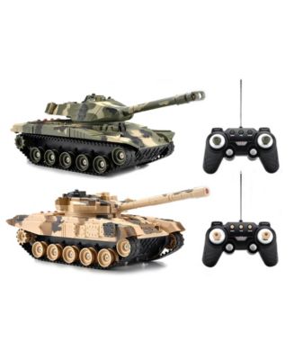 2 Full Function Remote Control Battling Tanks with Infrared Sensors ...