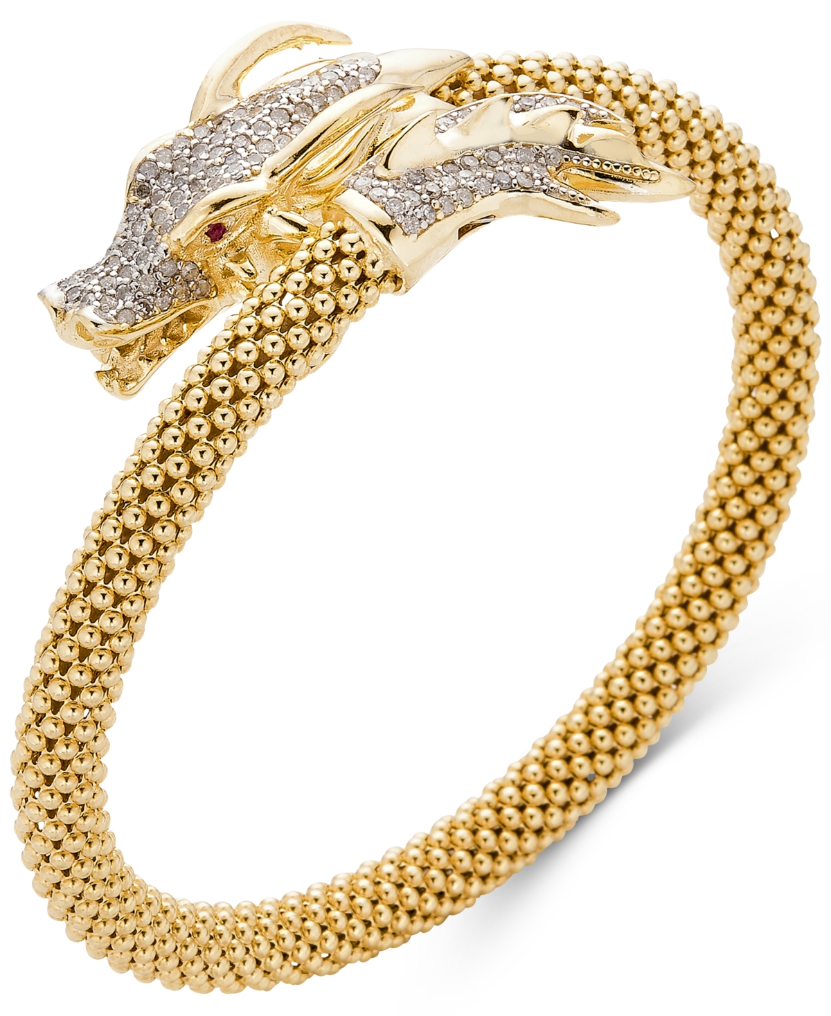 Click here for Diamond Dragon Bypass Bracelet (1 ct. t.w.) in 14k... prices