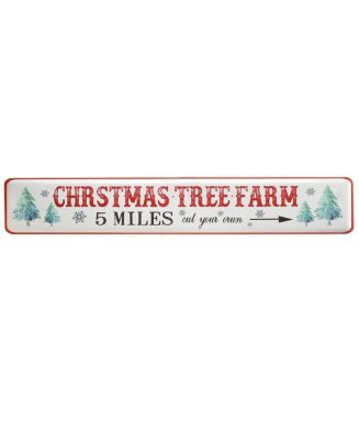 Christmas Tree Farm Christmas Sign, 47" - Macy's